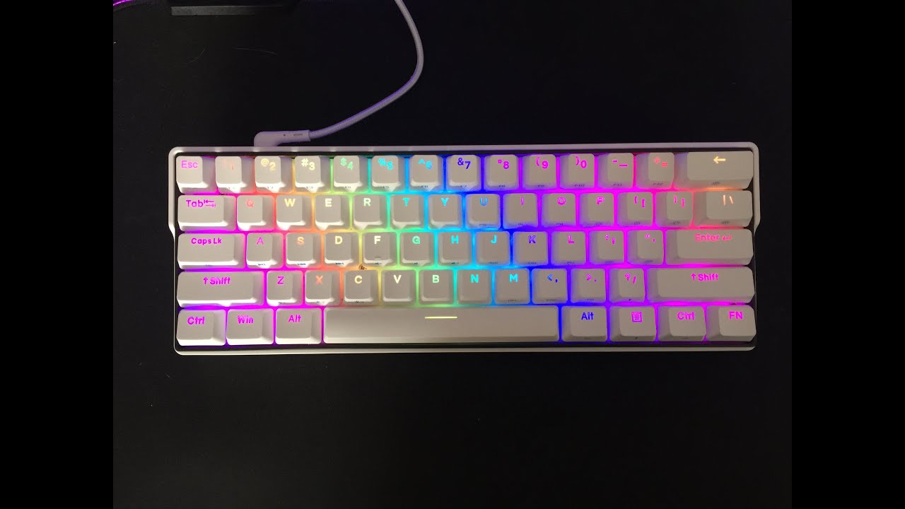 how to make static colors in the kemove software - YouTube