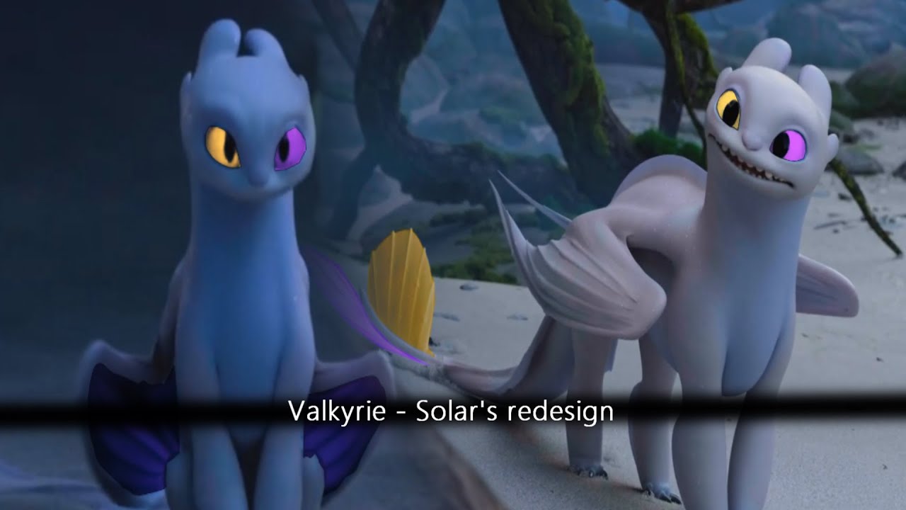HTTYD OC // Valkyrie // Solar's Redesign - YouTube