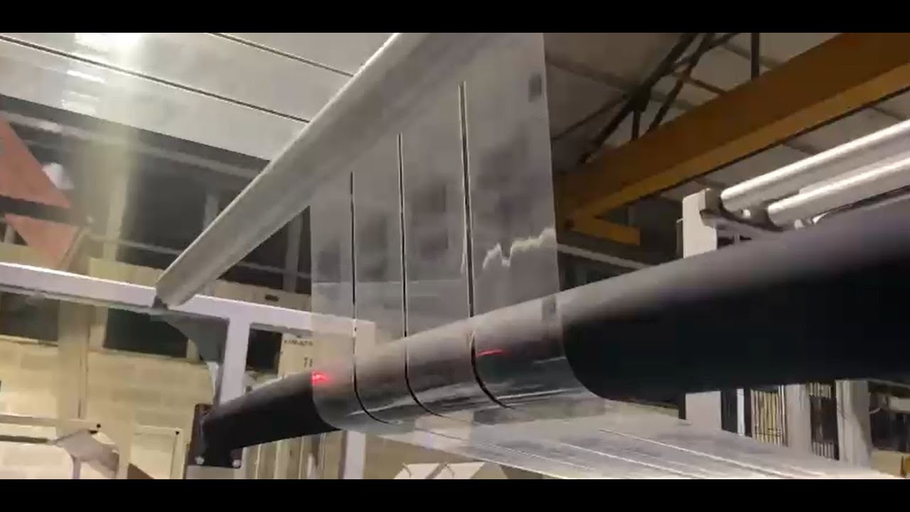 Slit sealing unit for 4 lanes - YouTube