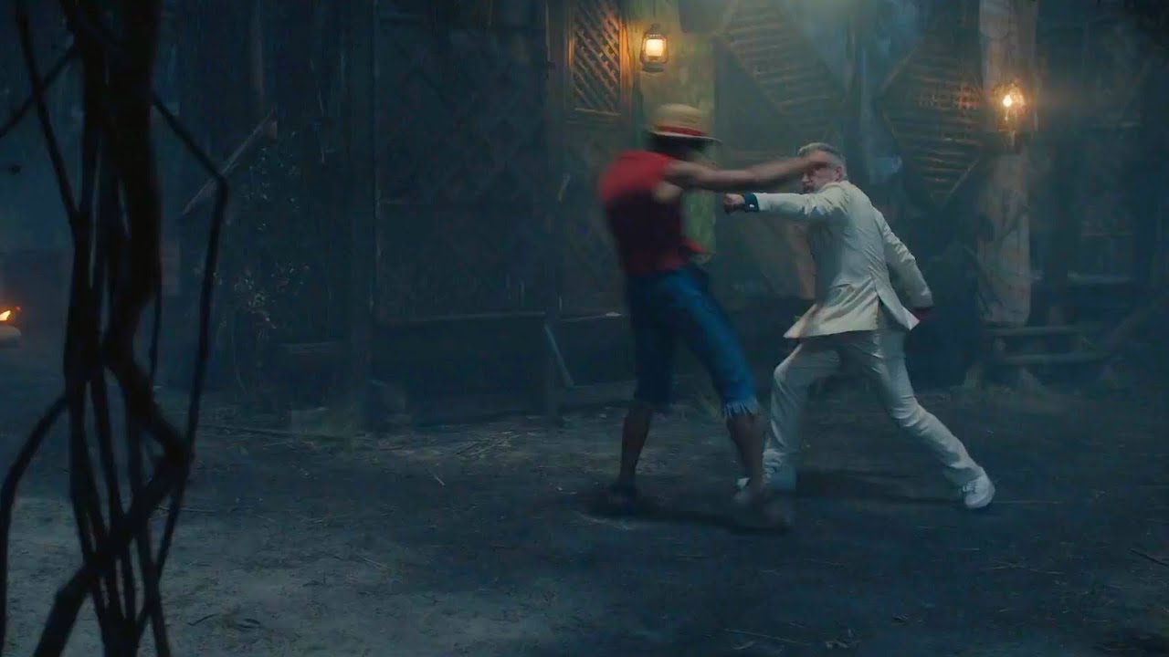 Luffy getting beat up by his grandpa | Full Fight - YouTube