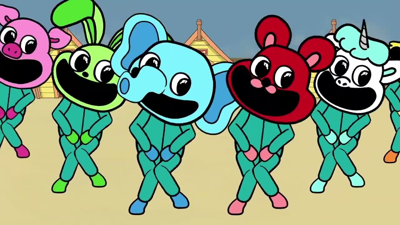 Smiling Critters in Pro Squid Game (Poppy Playtime Chapter 3) - YouTube