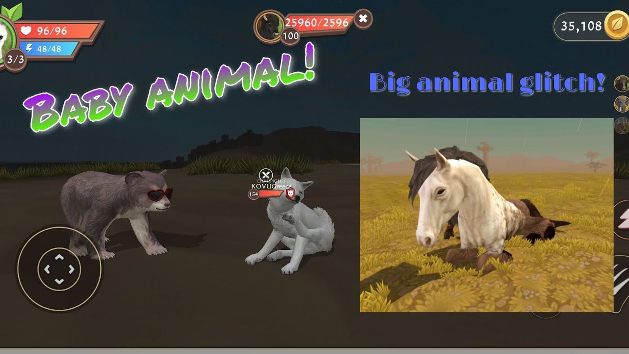 WildCraft: How to go the Battle Arena with baby animal + Big animal ...