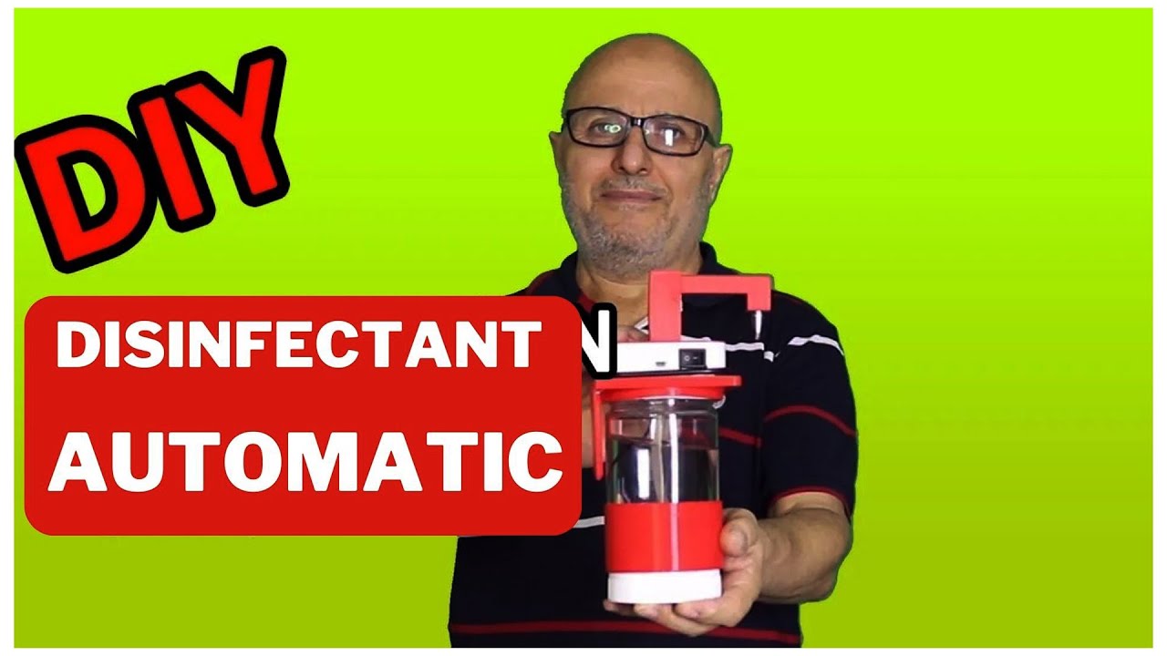 How To Make Disinfectant Vending Machine - YouTube