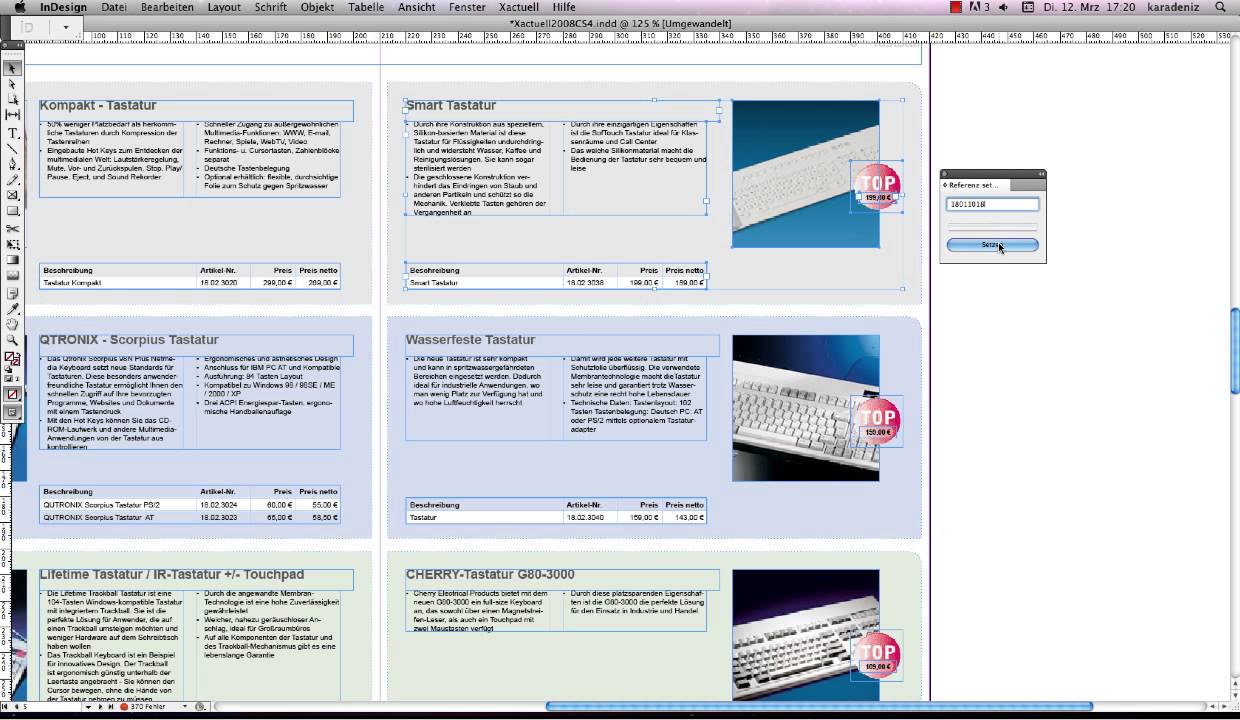 Xactuell by CODEWARE - Referenzen setzen - YouTube