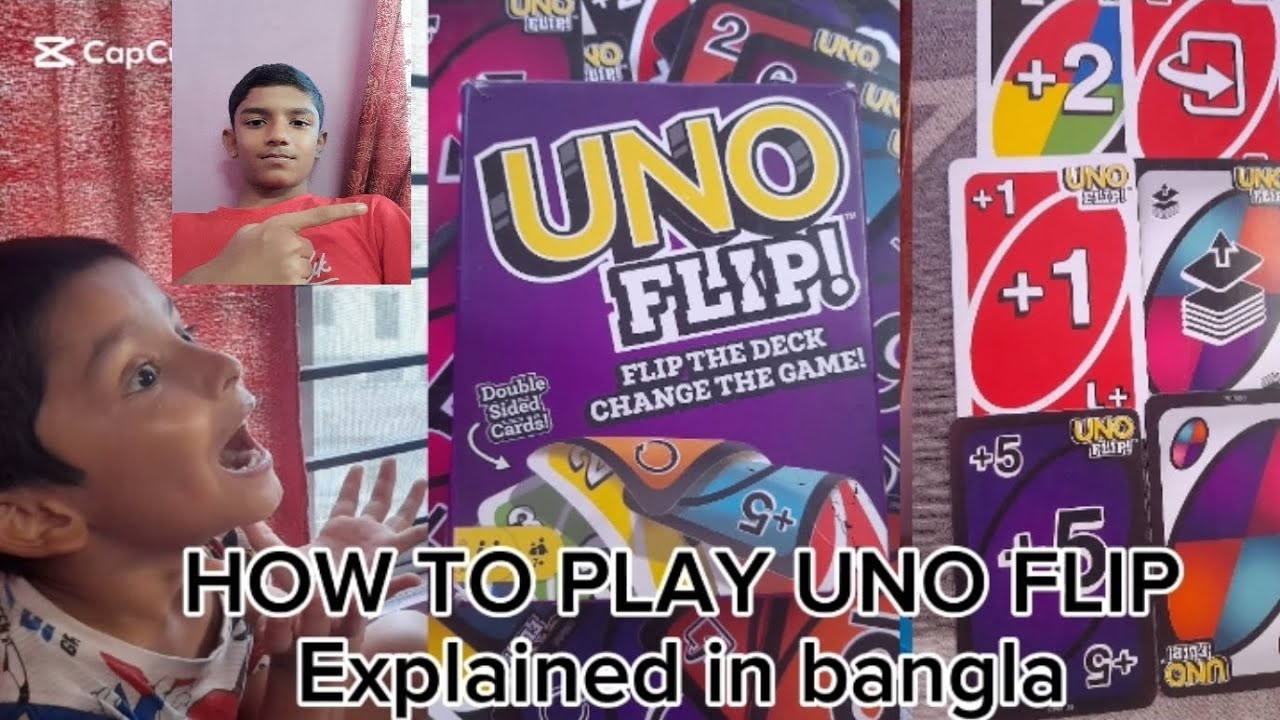 How to play uno flip fully explain in bangla #uno best uno.ever - YouTube