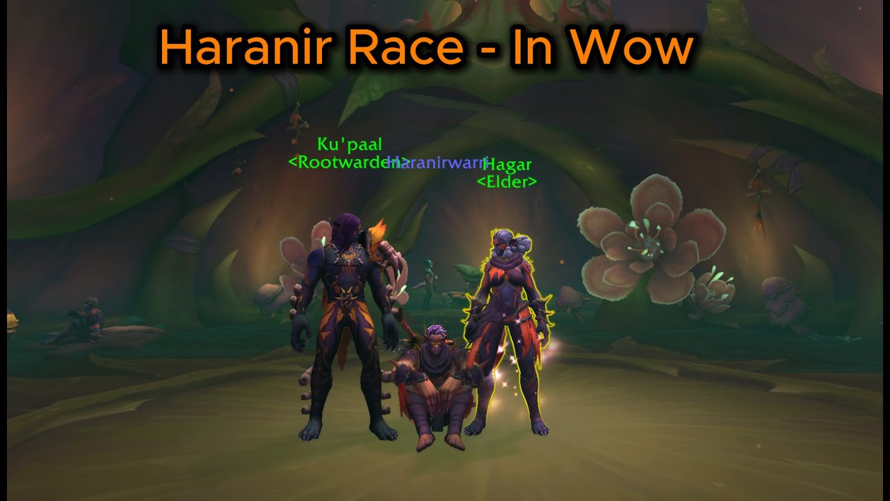 WoW Midnight - New Haranir Allied Race Character Creation #haranir # ...