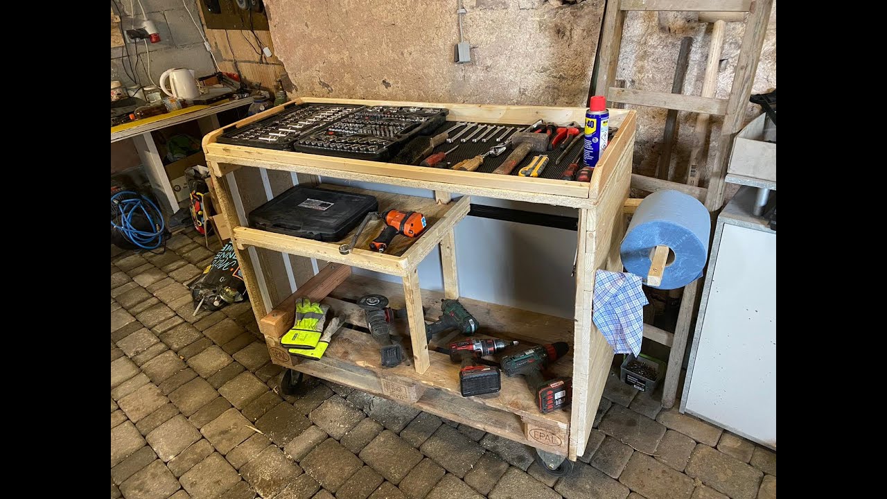 Diy Workshop trolley from scrap! Diy kolica za radionicu od otpada ...