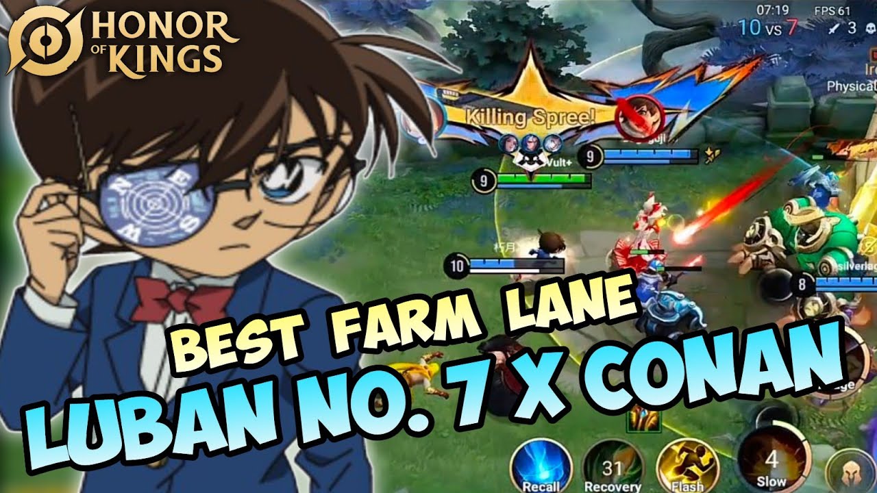 LUBAN NO. 7 X DETECTIVE CONAN COLLAB SKIN - BEST HERO FARM LANE ...
