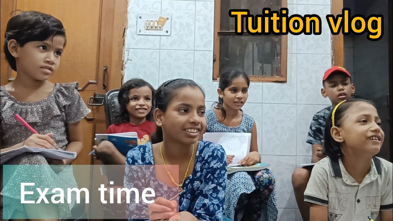 Tuition time | Students life | Exam time | Vaishnavi Choudhary vlogs ...