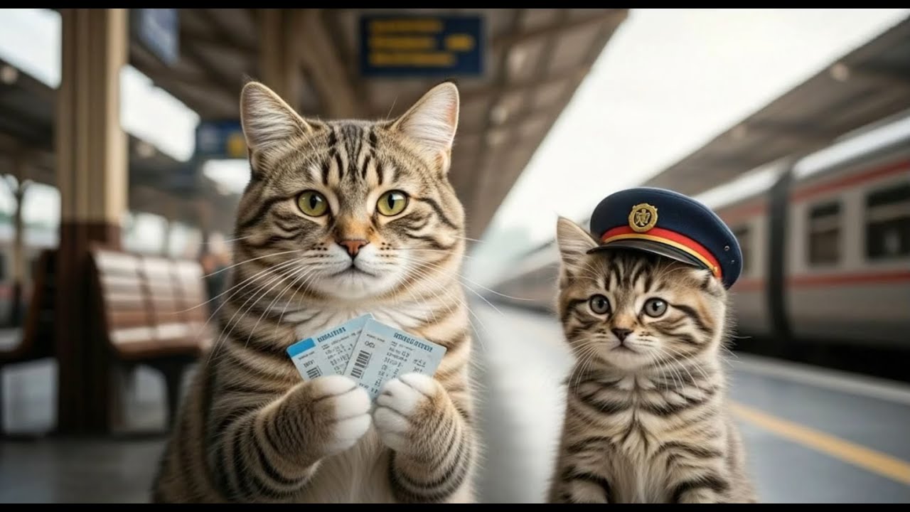 Kitten’s First Subway Ride with Mom | Meme Cat, AI Cat & Cat Story ...