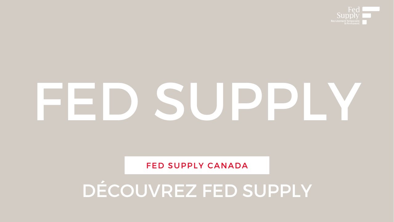 Découvrez Fed Supply - Canada - YouTube