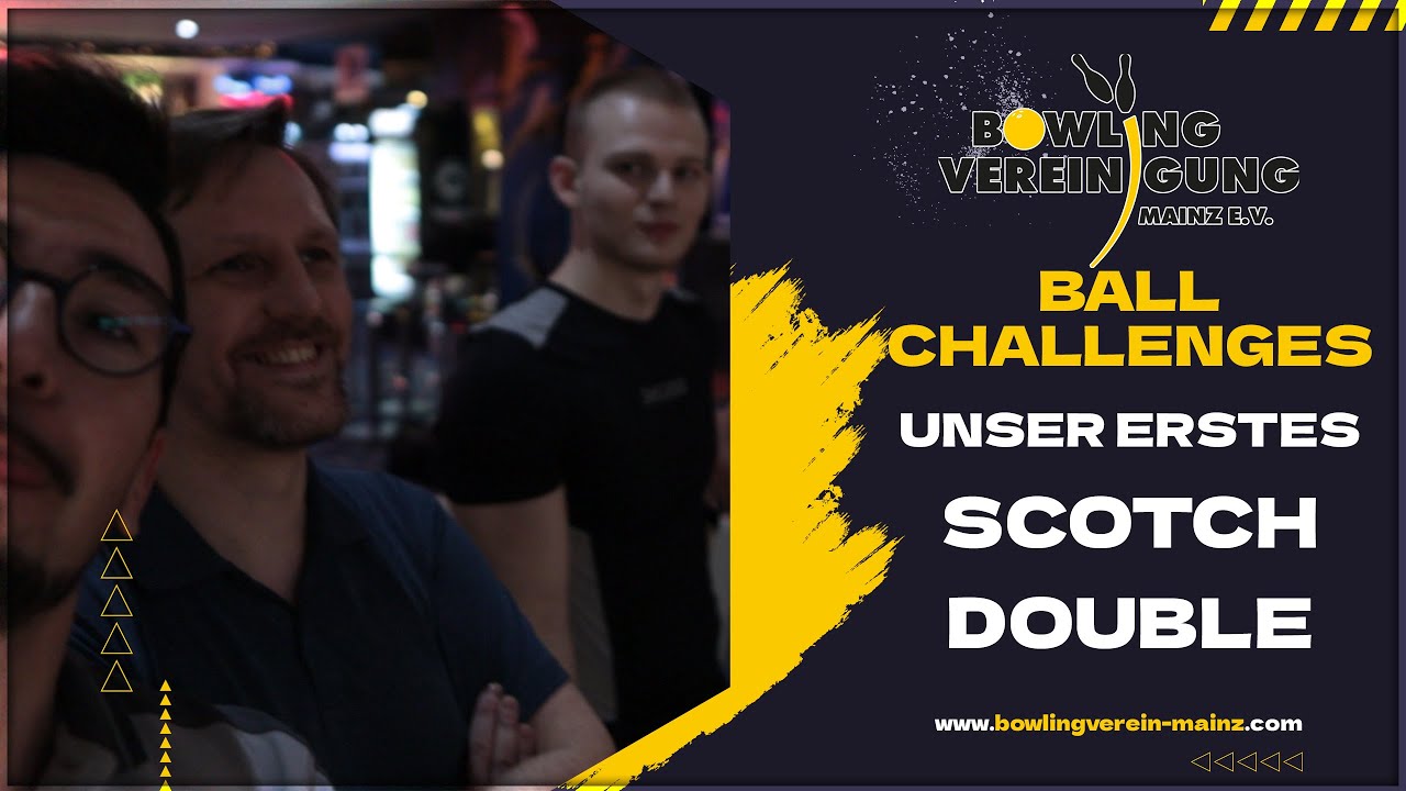Unser erstes Scotch Double Bowling Spiel! | BV Mainz Ball Challenges ...