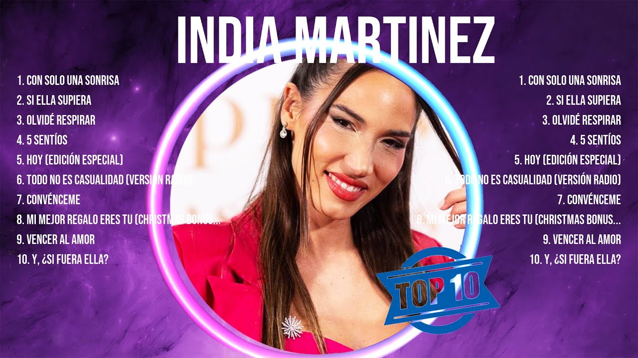 The Best Latin Songs of India Martinez Playlist Ever ~ Greatest Hits Of ...