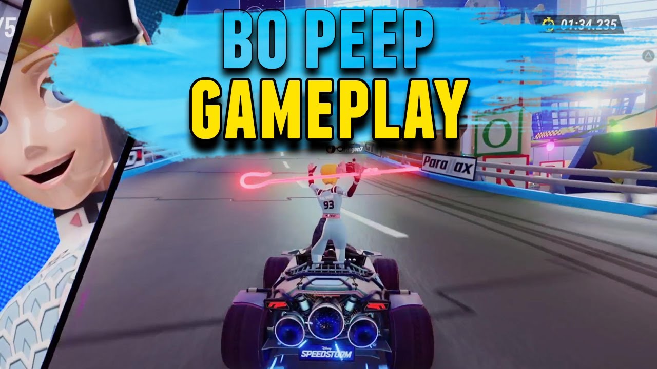 Disney Speedstorm | Bo Peep New Racer Gameplay (Season 2) - YouTube
