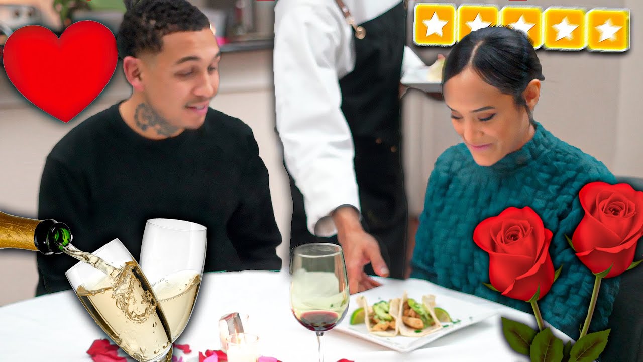 We Hired A 5 STAR CHEF For VALENTINE'S DAY !! - YouTube