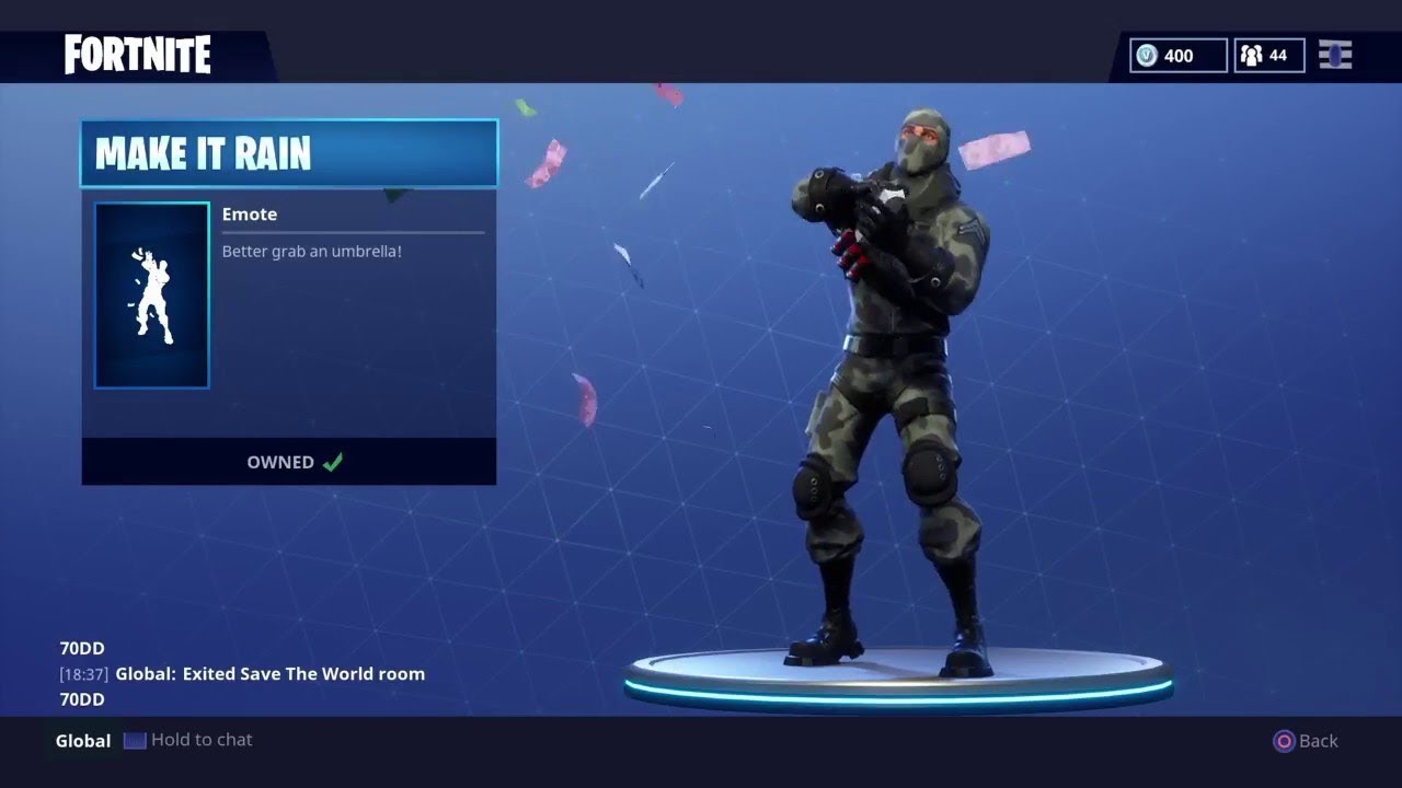 Make it rain remix (fortnite emote remix) - YouTube