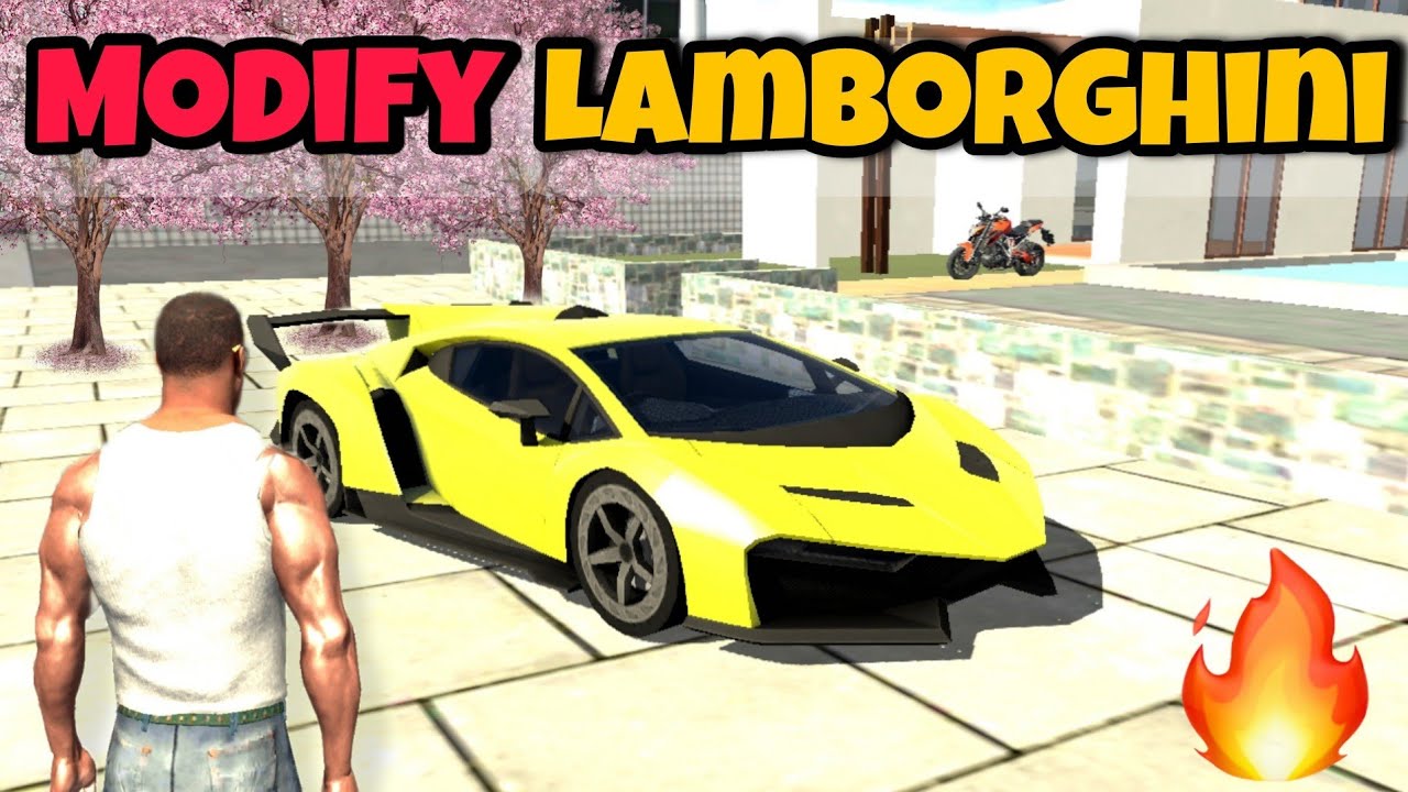 Modify Old Lamborghini | Real life mode #102 | Indian Bike Driving 3D ...