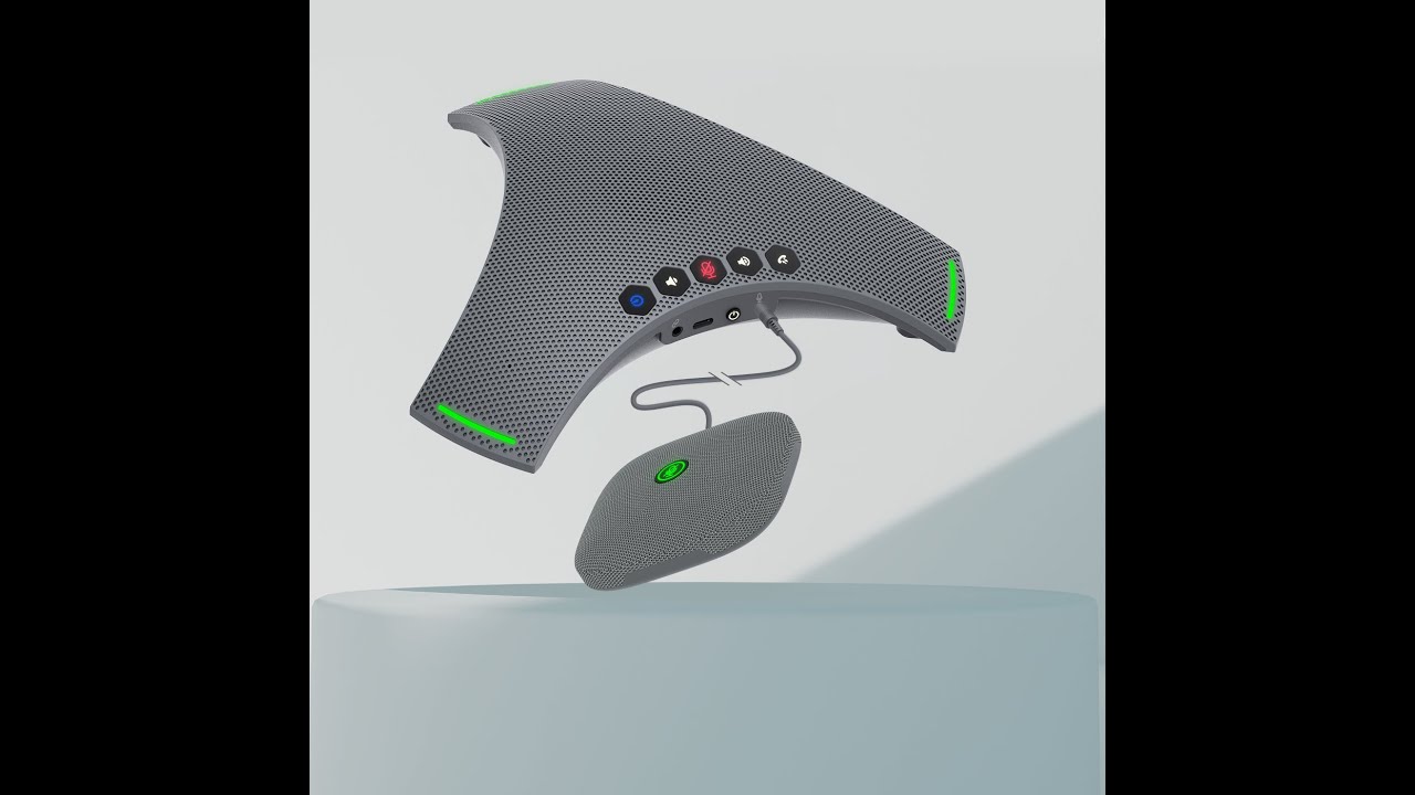 Matosio Octopus Ultra speaker and microphone for conferences - YouTube