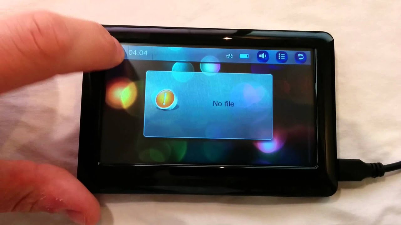 Review Touchtune DJC TTM-1 mp3 player - YouTube