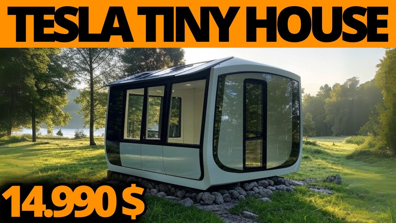 TESLA TINY HOUSE! 100% Self-Sufficient Futuristic House For Only $7,735 ...