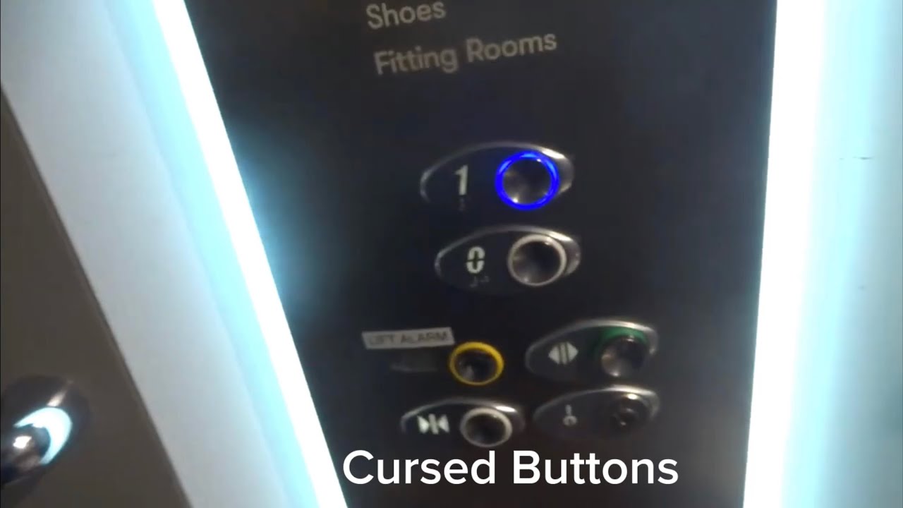 CURSED BUTTONS 2010 Otis Gen2 Selecta Traction Lift @ Tkmaxx Wednesbury ...
