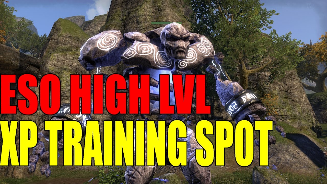 ESO High level xp training spot - YouTube
