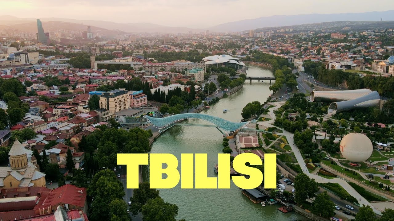Fantastic View Of Tbilisi In 4K By Drone – Tbilisi, Georgia - YouTube