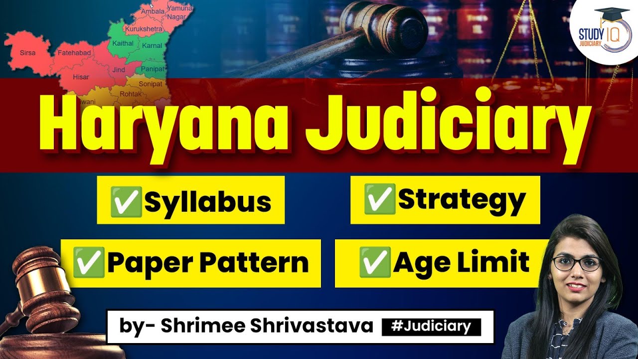 Haryana Judiciary Syllabus and Exam Pattern 2023 | Upcoming Exam 2023 | StudyIQ - YouTube