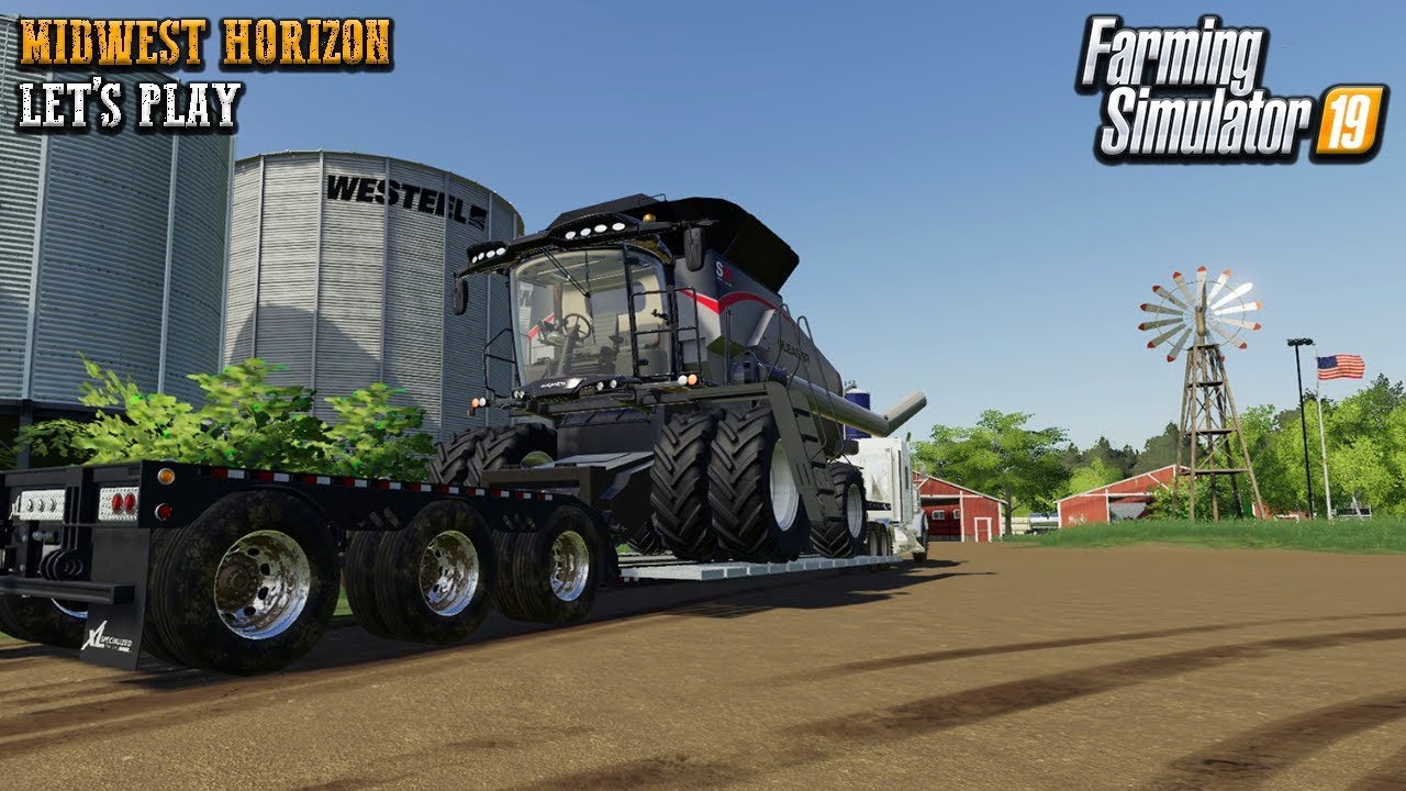 Look at what the AGCO dealer brought | FS19 | Midwest Horizon Let's ...
