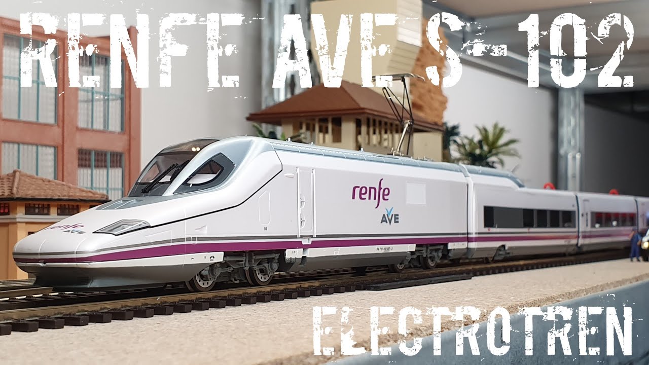High Speed Renfe AVE S-102 from Electrotren - YouTube