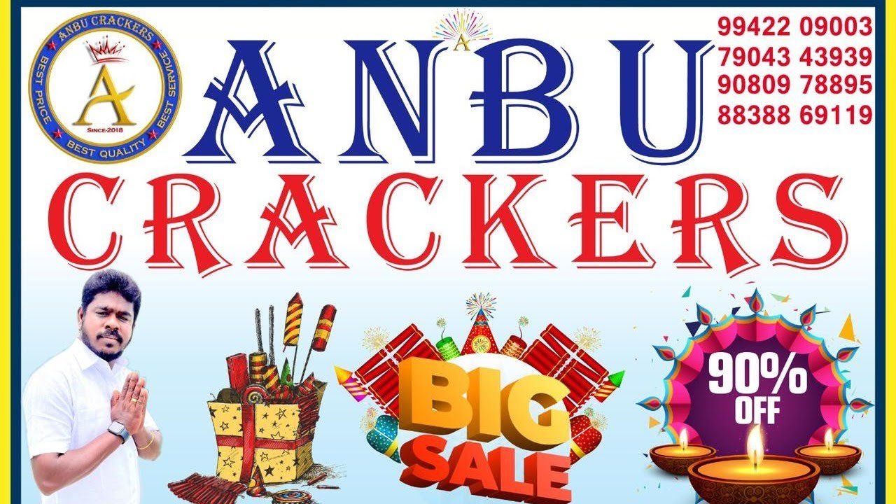 Anbu Crackers 90% Discount Low Price Crackers Shop - YouTube