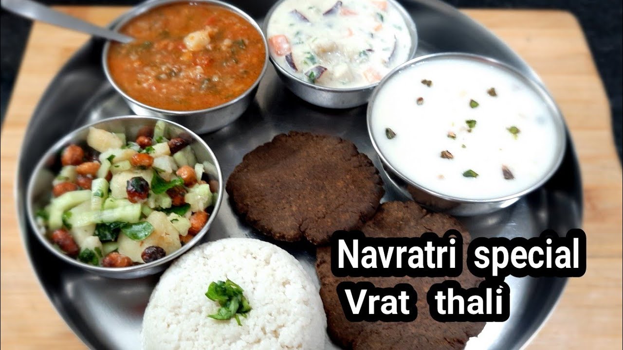 Satvik Vrat Thali On Navratri in 60 min|Navratri special - YouTube