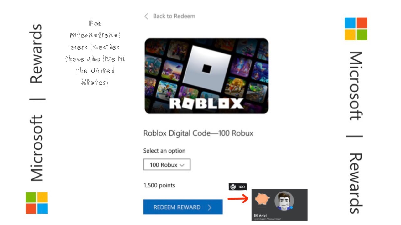 How to get robux on Microsoft Rewards for all international users on an ...