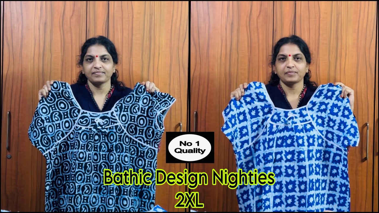 Bathic design nighties xxl || WhatsApp 8790041557 - YouTube