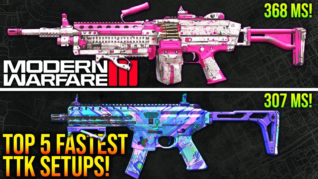 Modern Warfare 3: Top 5 FASTEST TTK CLASS SETUPS! (MW3 Best TTK META ...
