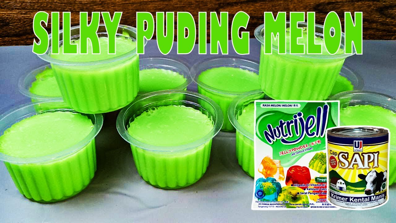 Resep Silky Puding Melon, Lembut, Manis Dan Gampang Dibuat - YouTube