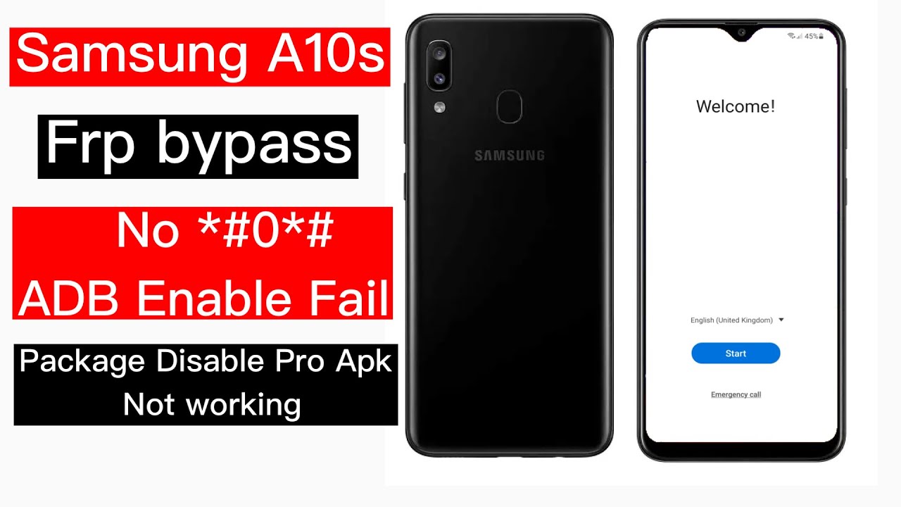 Samsung A10s Frp Bypass Code *#0*# Not Working | Samsung Frp Adb enable ...