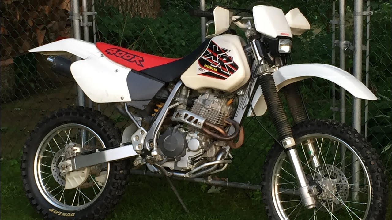 Honda XR400 Single Track Riding - YouTube