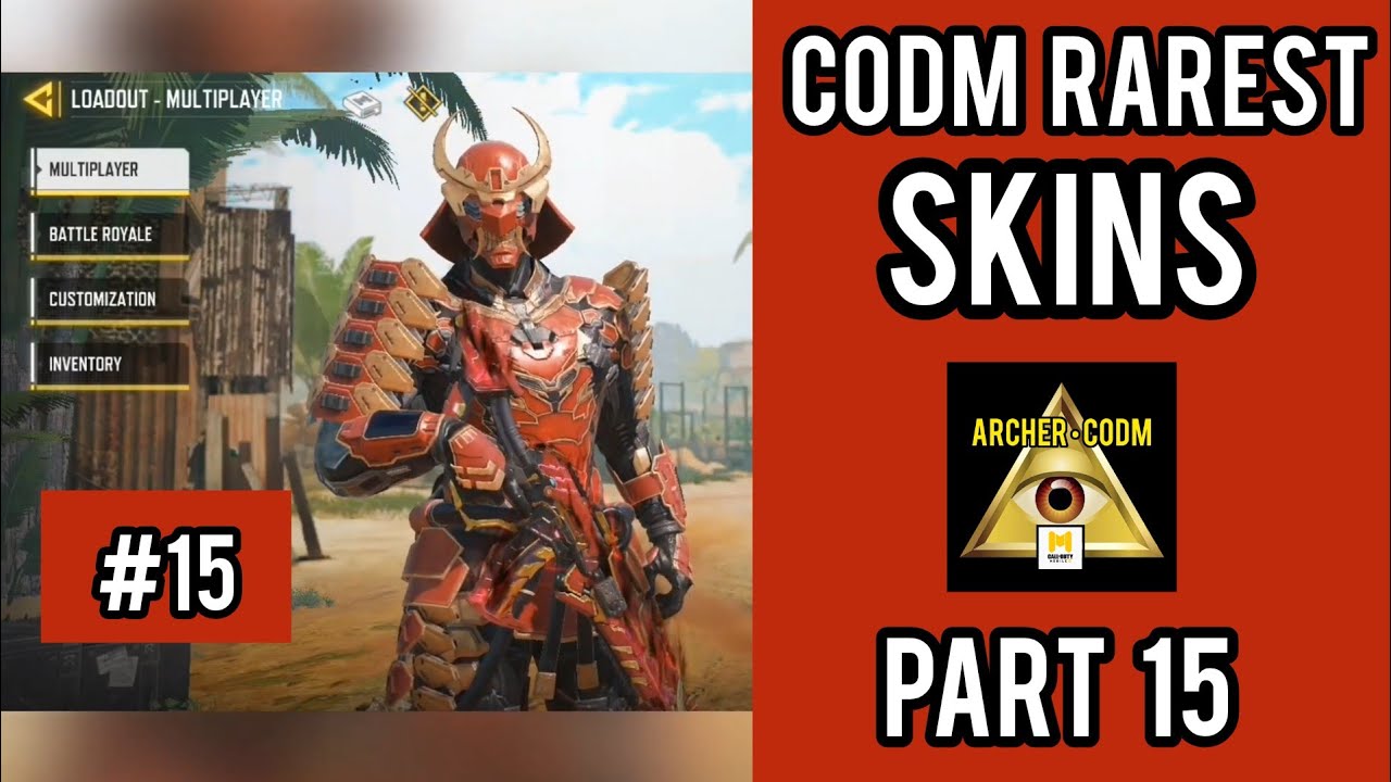 CODM - Rarest Skins Loadouts Pt.15 - YouTube