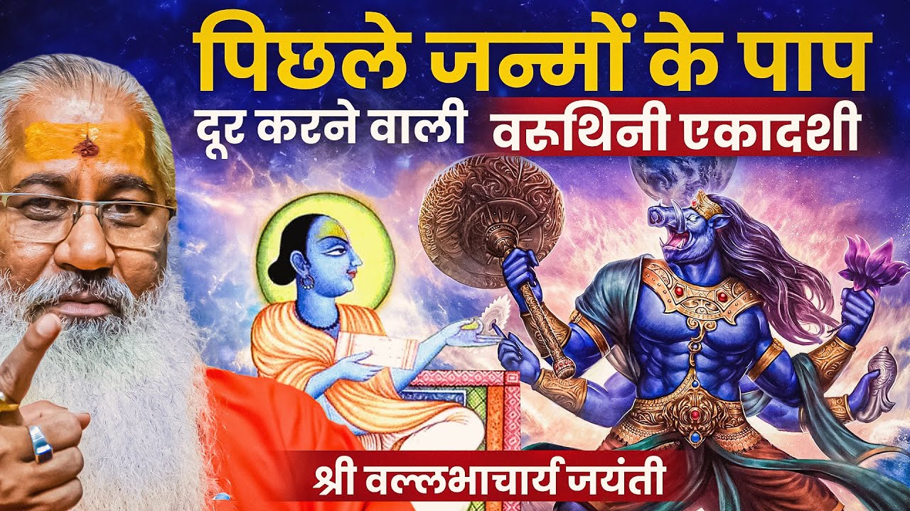 पिछले जन्मों के पाप दूर करने वाली वरूथिनी एकादशी||श्री वल्लभाचार्य ...