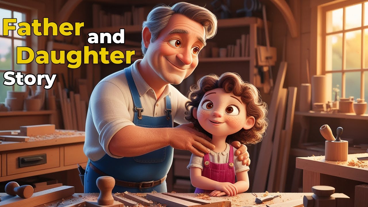 Father & Daughter Love | Best Moral Story For Kids | Learning Stories ...
