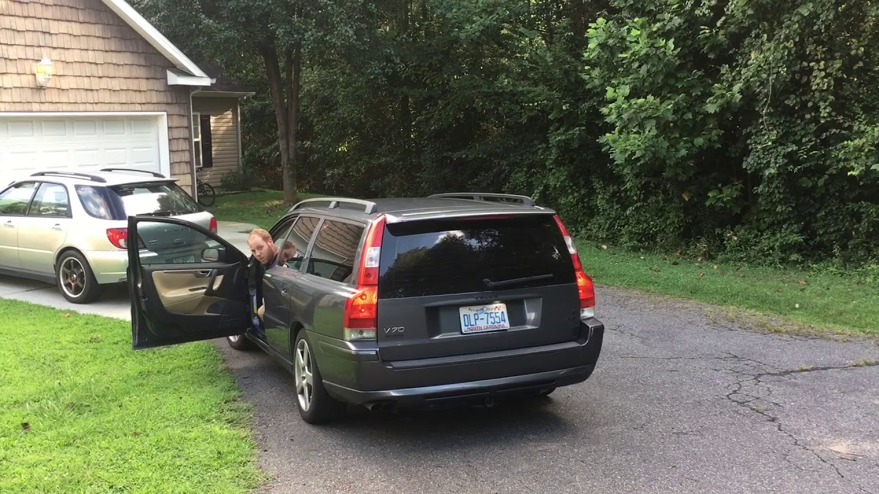 8Eight Fab Volvo V70R exhaust - YouTube