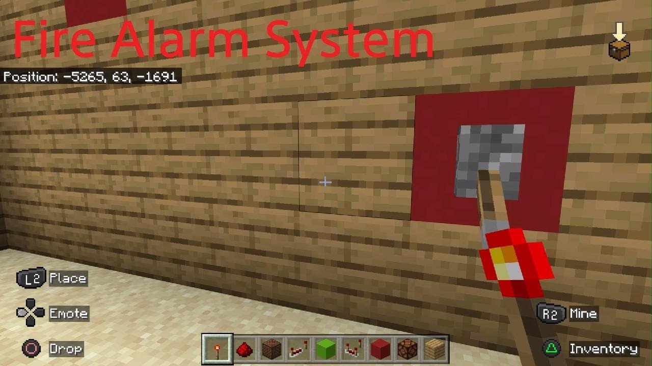 Minecraft Fire Alarm System - YouTube