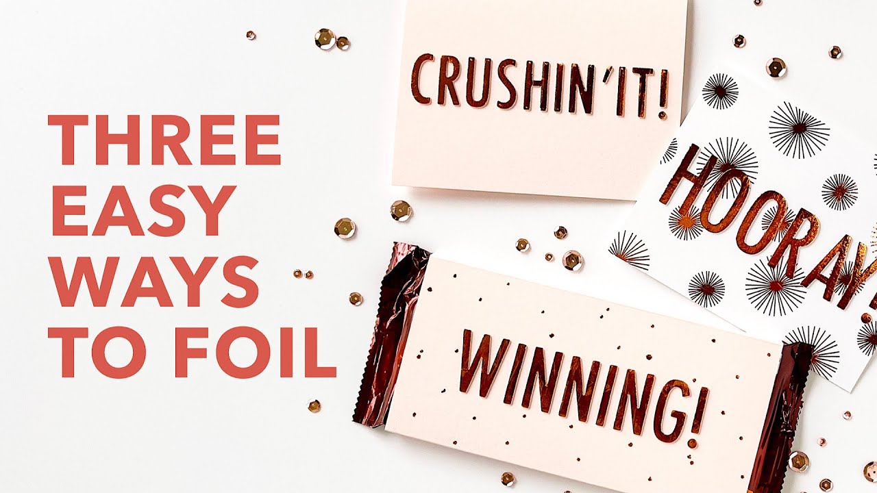 THREE EASY FOILING TECHNIQUES - YouTube