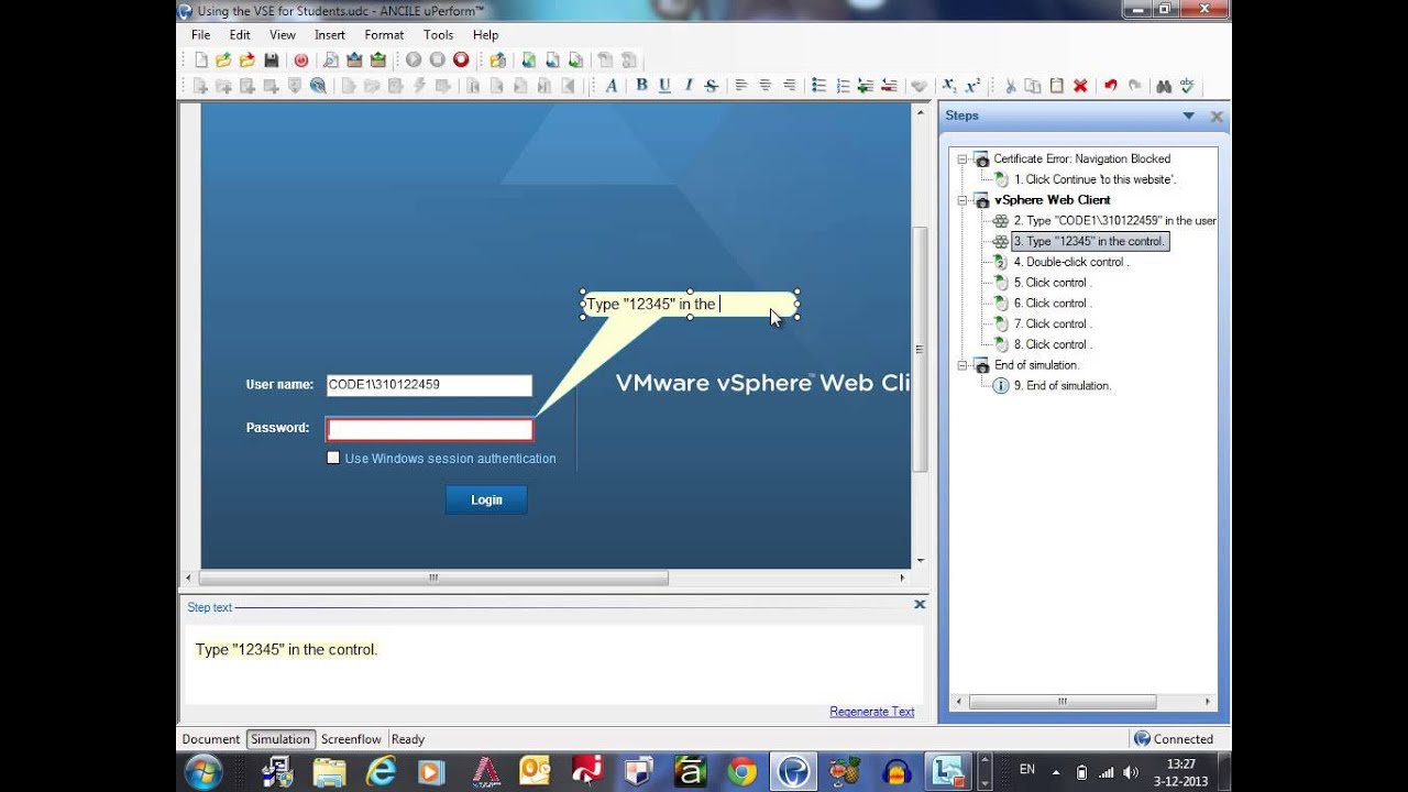 Edit a simulation in uPerform - YouTube