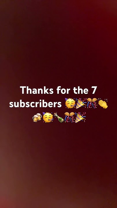 Thank you for 7 subscribers #Thank you# I will post longer videos ...