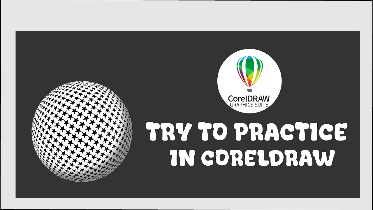 TRY TO PRACTICE IN CORELDRAW - YouTube