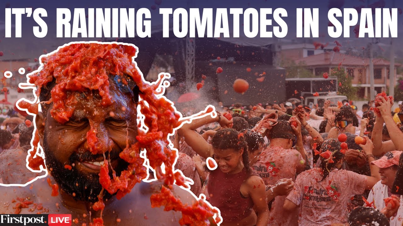 Spain Tomato Festival 2025 LIVE: Annual Tomato Fight Festival in Bunol ...