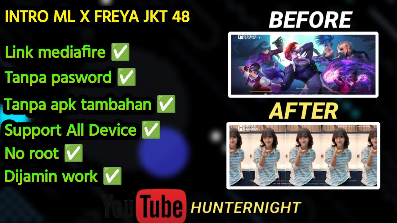 FREYA JKT 48‼️Cara memasang loading screen mlbb x freya jkt 48 ...
