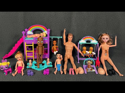 13 Minutes Satisfying with Unboxing Barbie Family Playset, Cute Doll Toys ASMR | Review Toys 